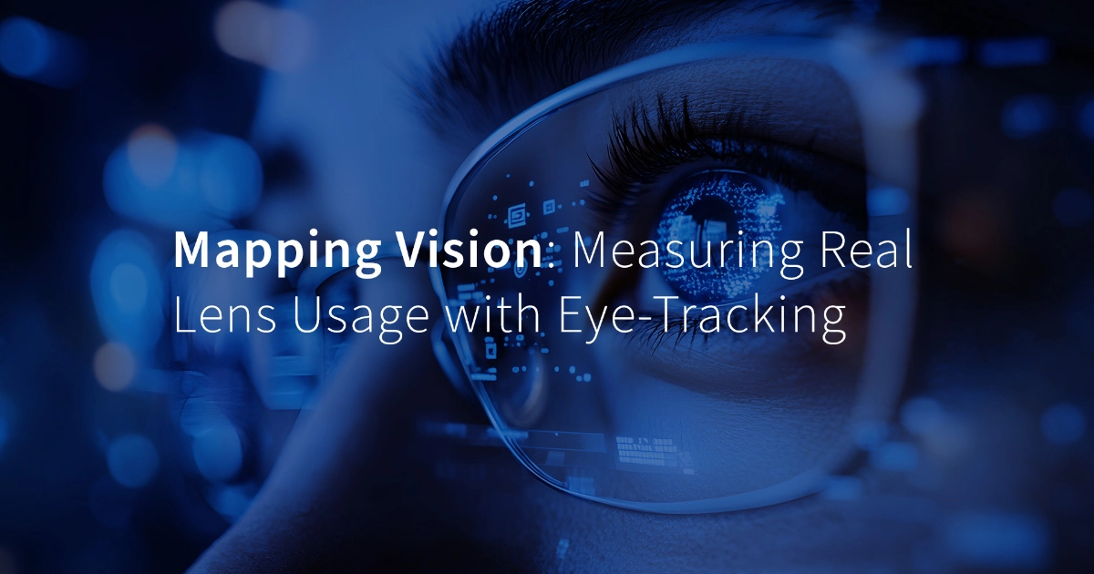 Mapping Vision: Measuring Real Lens Usage with Eye-Tracking