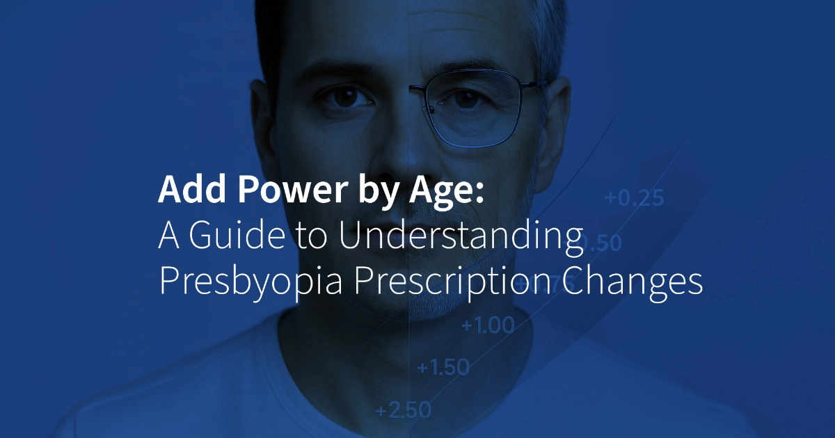 Add Power by Age: A Guide to Understanding Presbyopic Prescription Changes